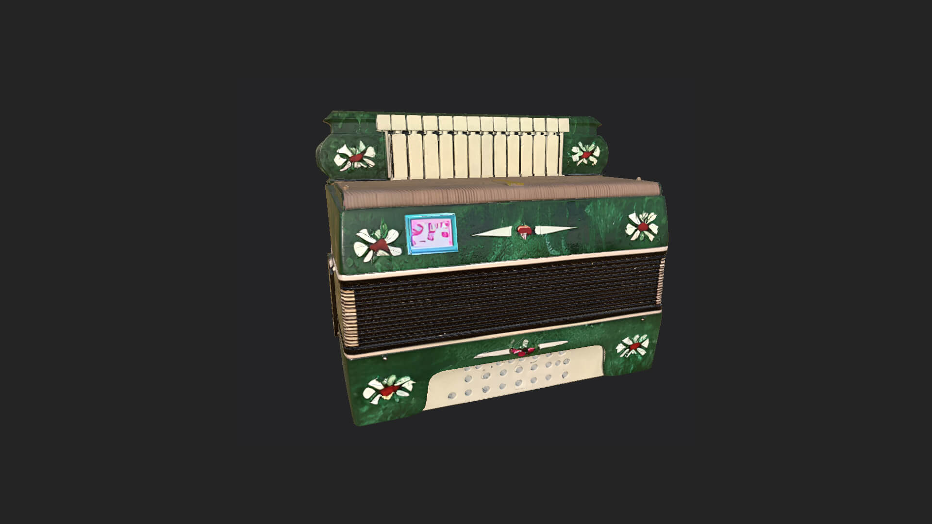 Accordion 3D Model 006 by Bubble009