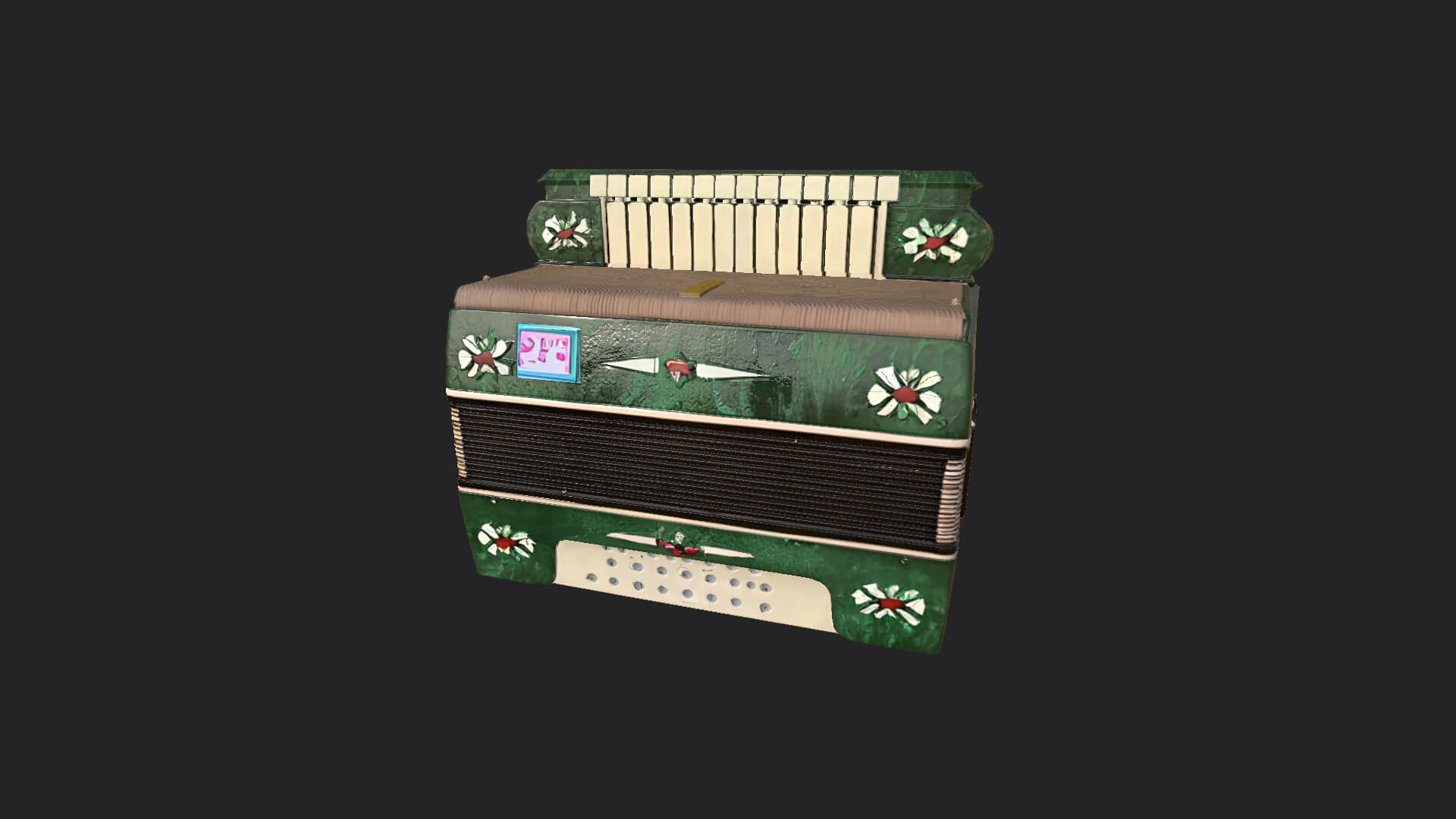 Accordion 3D Model 006 by Bubble009