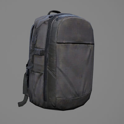Bag Backpack 3D Model 004 by Bubble009