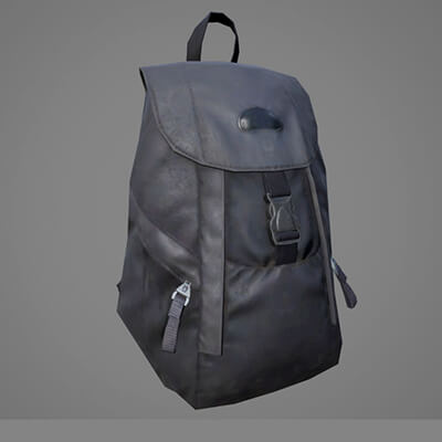 Bag Backpack 3D Model by Bubble009