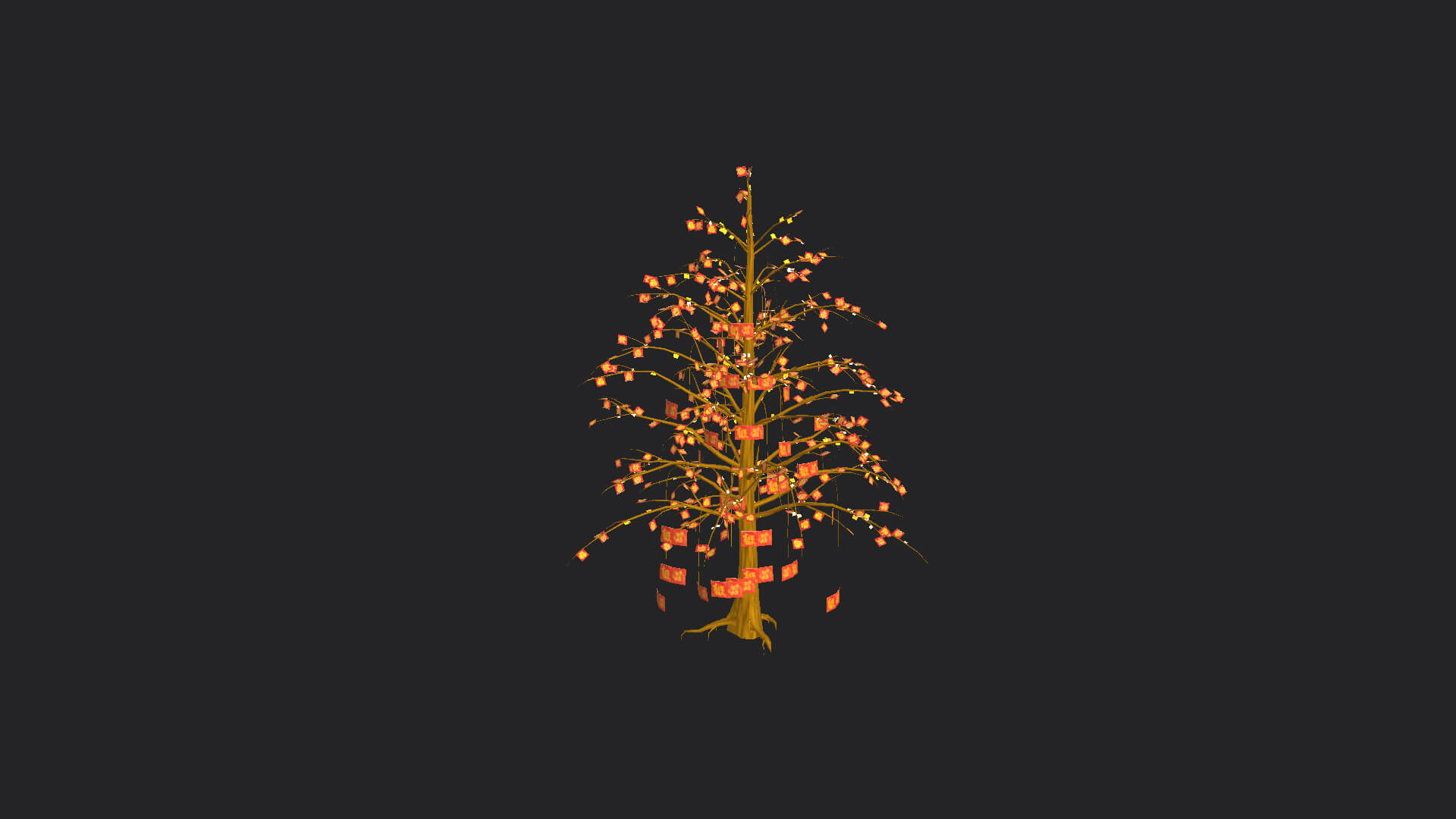 Christmas Tree 3D Model 001 by Bubble009