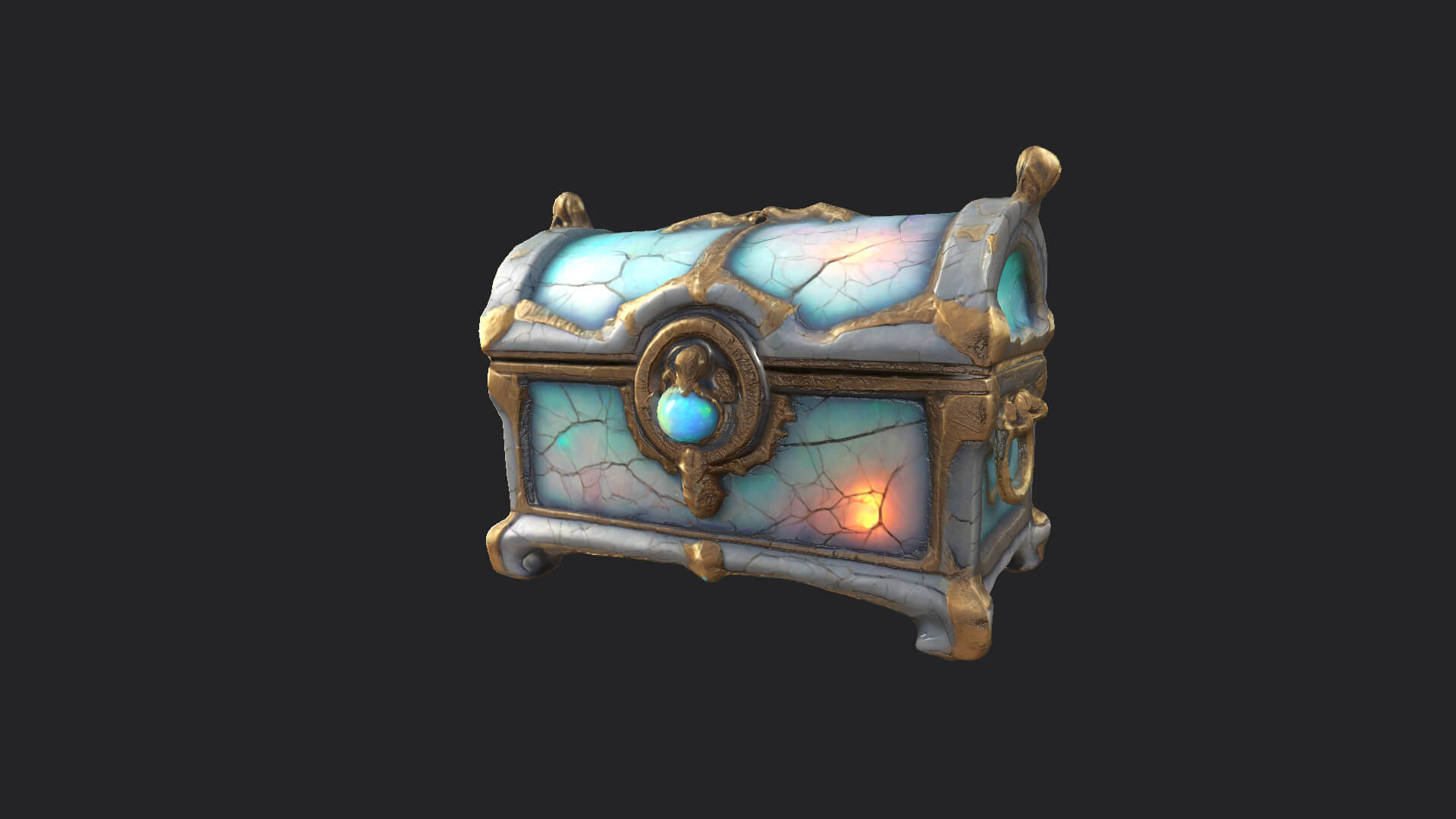 Treasure Chest 3D Model 001 by Bubble009