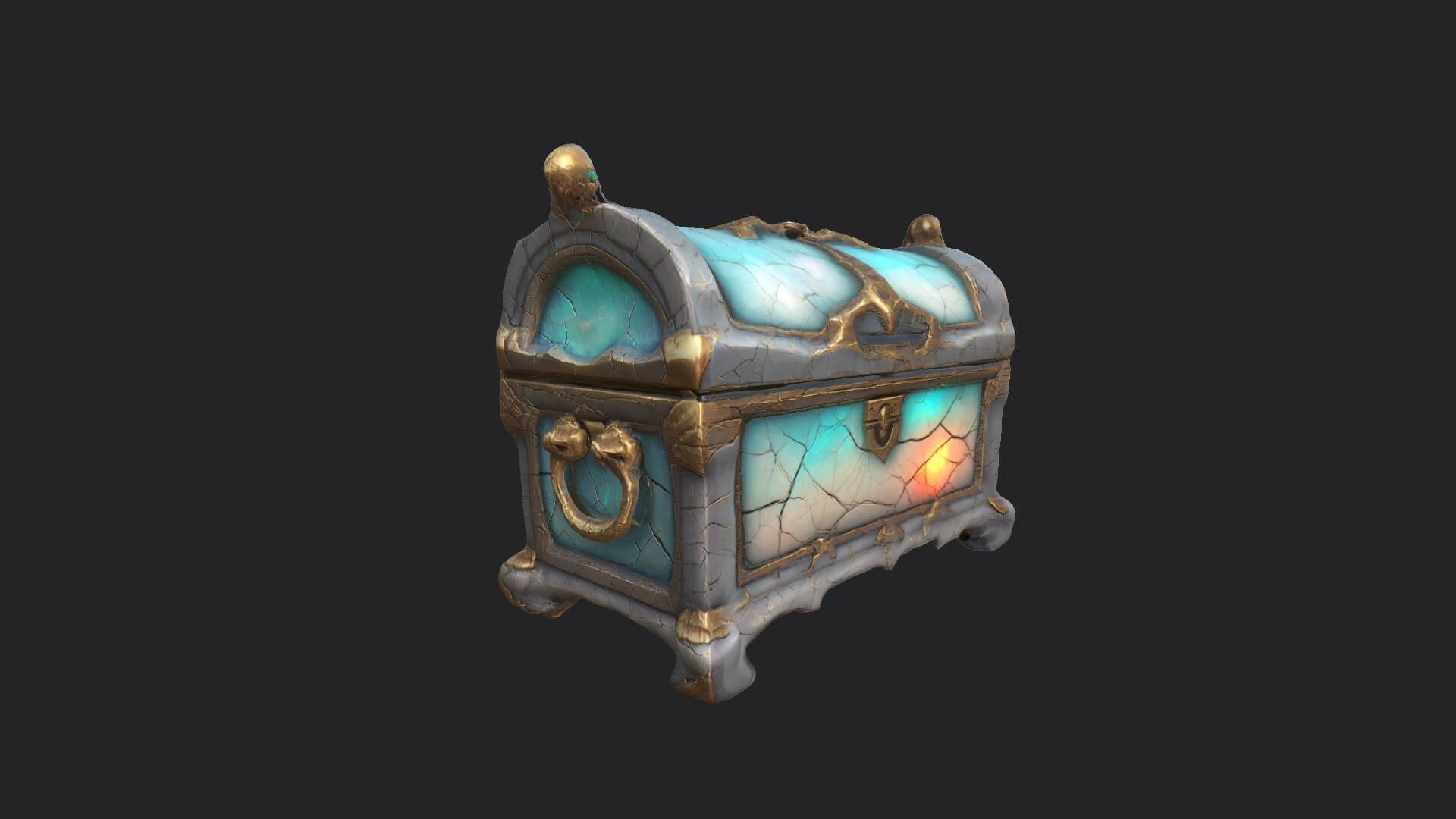 Treasure Chest 3D Model 001 by Bubble009