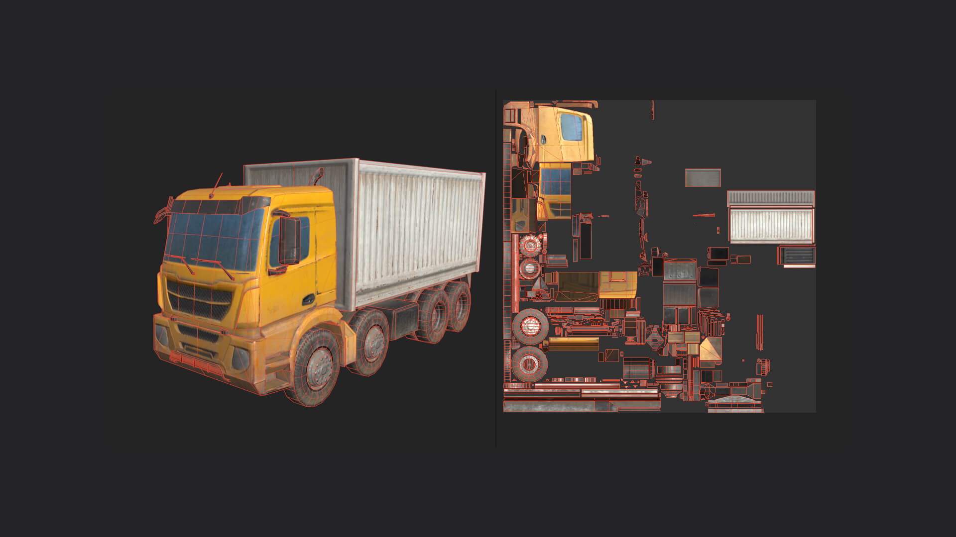 Truck 3D Model 001 by Bubble009