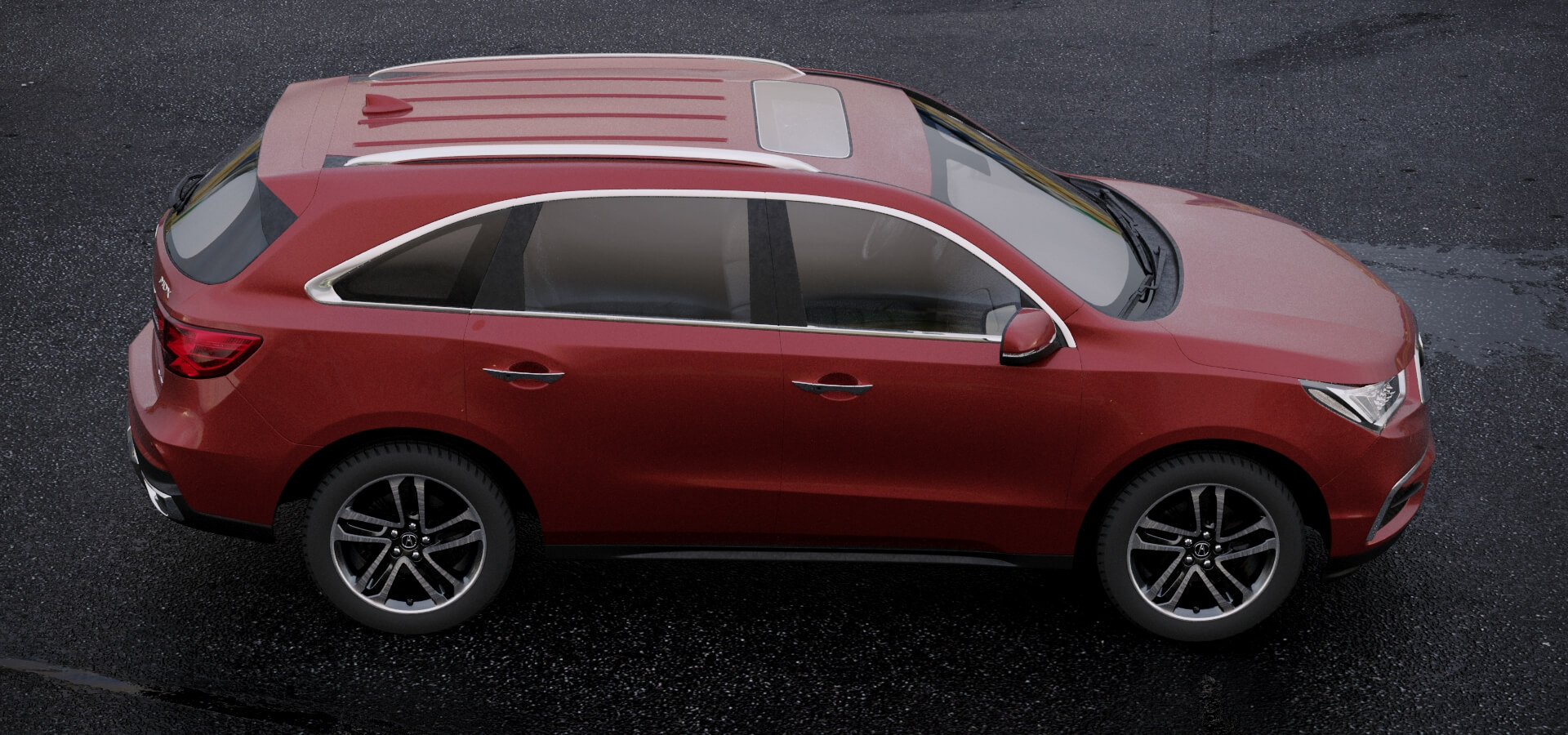 Acura MDX Sport Hybrid 2017 - 3D Model by BUG-IRL