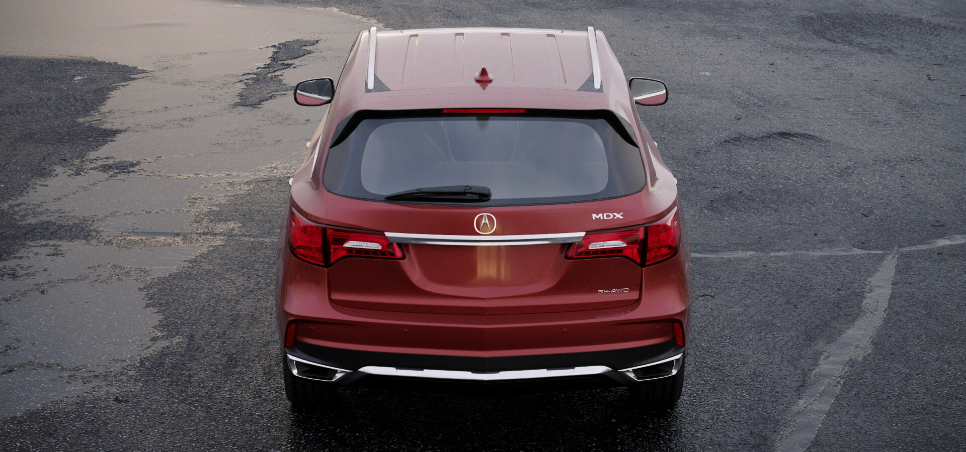 Acura MDX Sport Hybrid 2017 - 3D Model by BUG-IRL