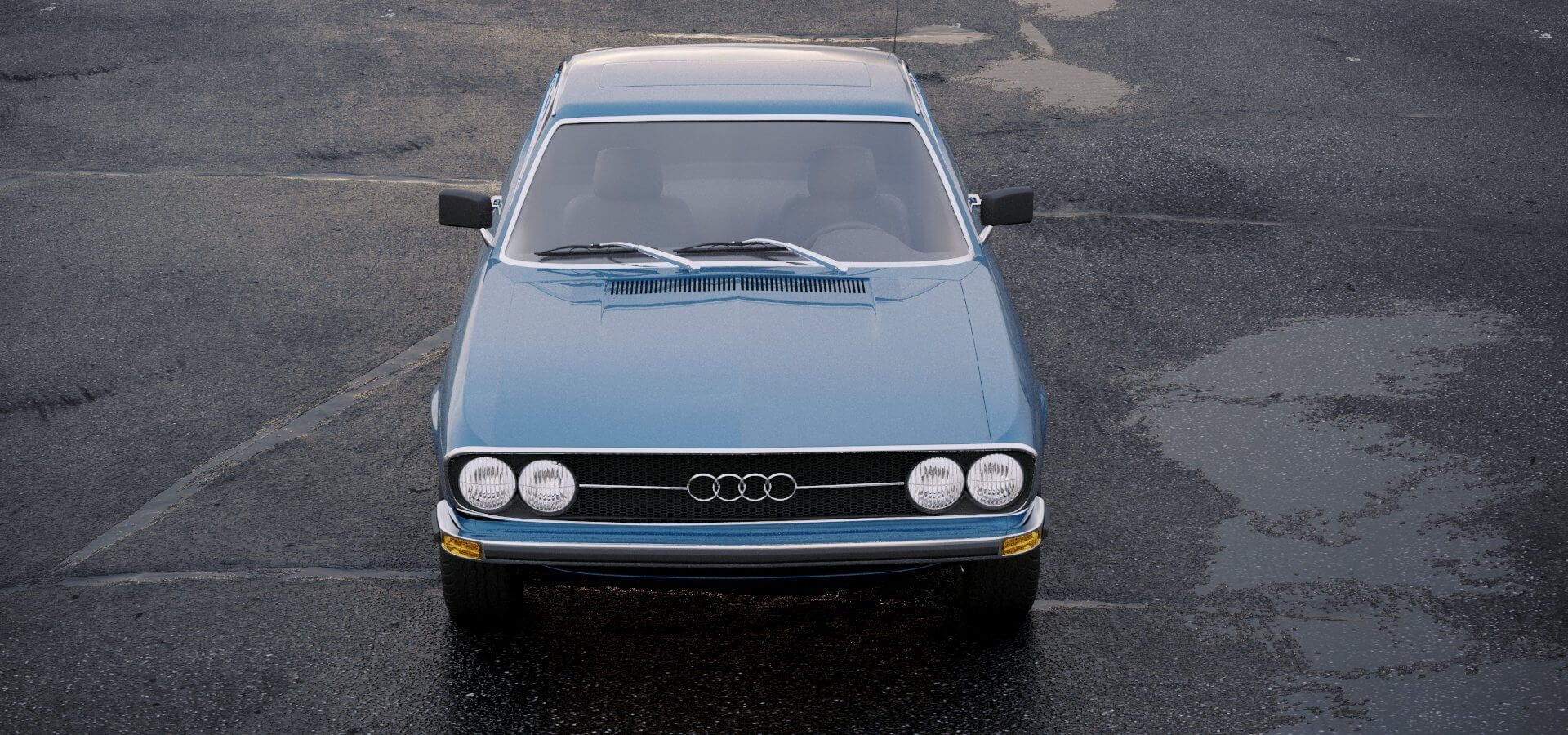 Audi 100 Coupe S 1970 - 3D Model by BUG-IRL