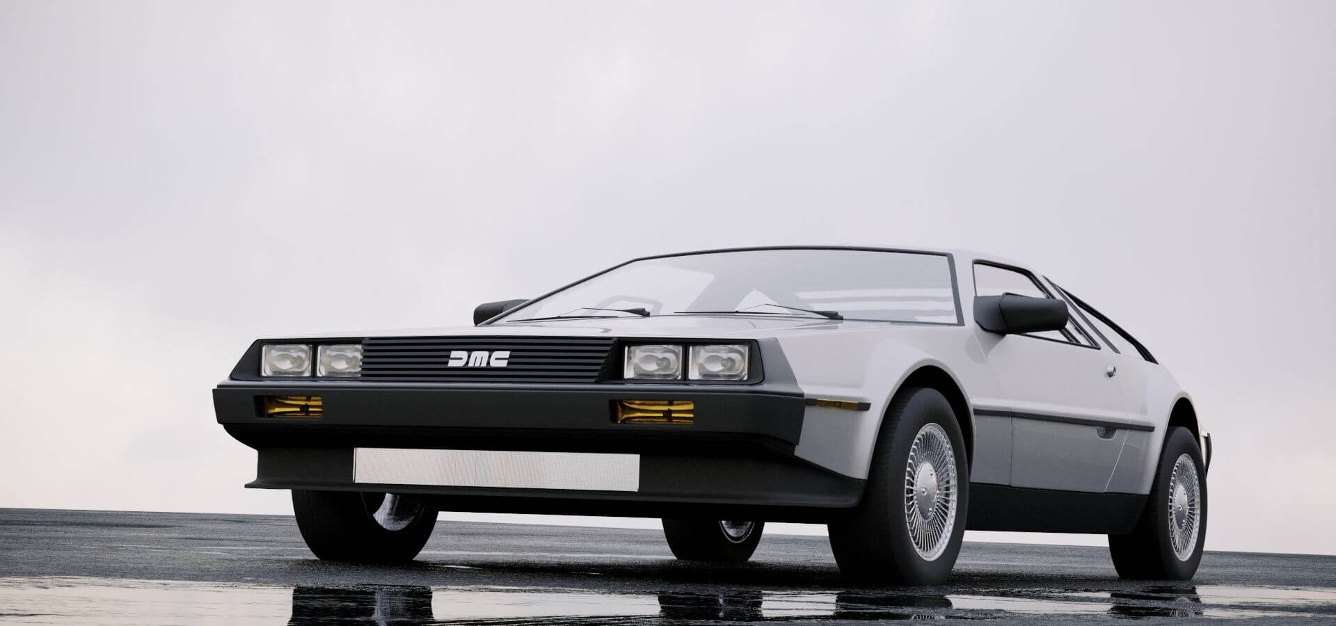 DeLorean DMC-12 1981 3D Model by BUG-IRL