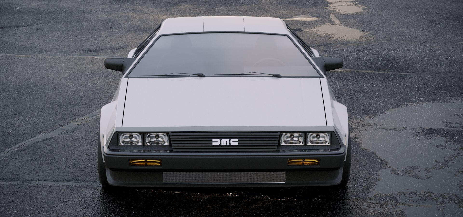 DeLorean DMC-12 1981 3D Model by BUG-IRL
