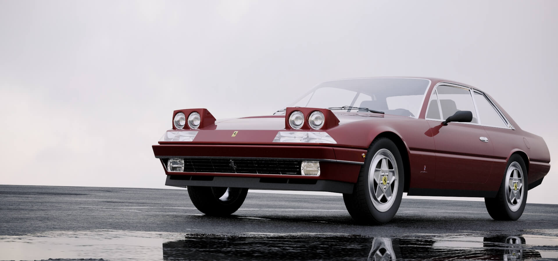 Ferrari 412 1985 - 3D Model by BUG-IRL