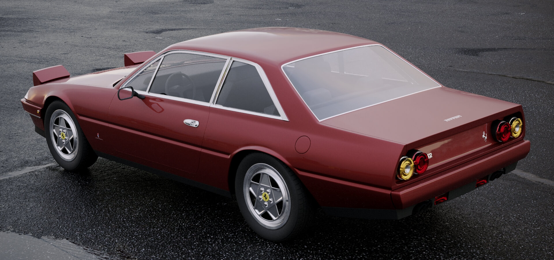 Ferrari 412 1985 - 3D Model by BUG-IRL