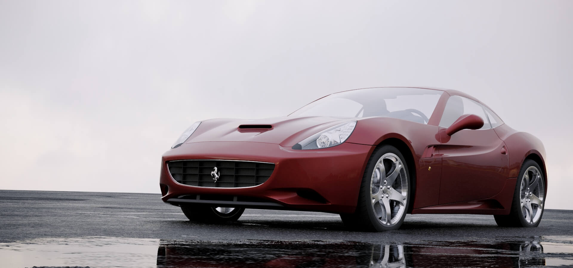 Ferrari California 2009 - 3D Model by BUG-IRL