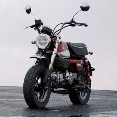 Honda Monkey 125 2019 - 3D Model by BUG-IRL