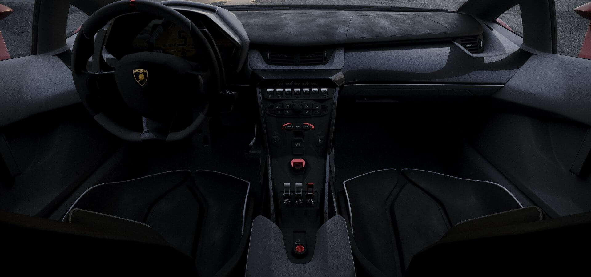 Lamborghini Veneno HD Interior - 3D Model by BUG-IRL