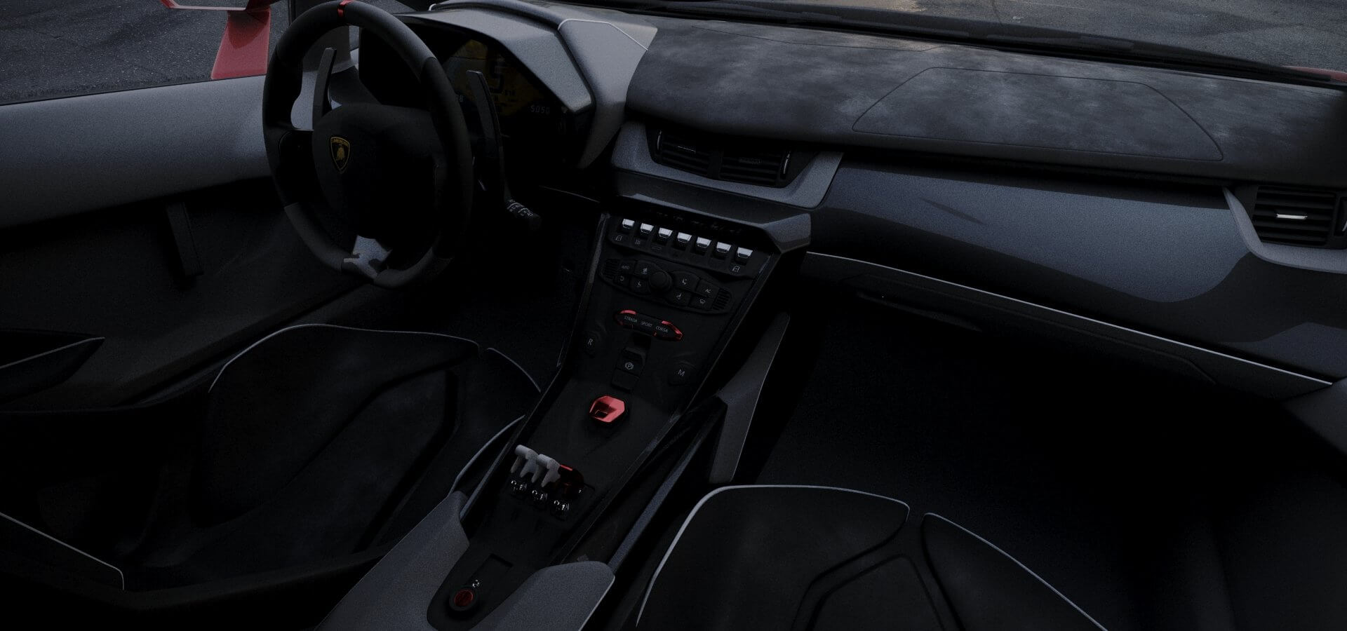 Lamborghini Veneno HD Interior - 3D Model by BUG-IRL