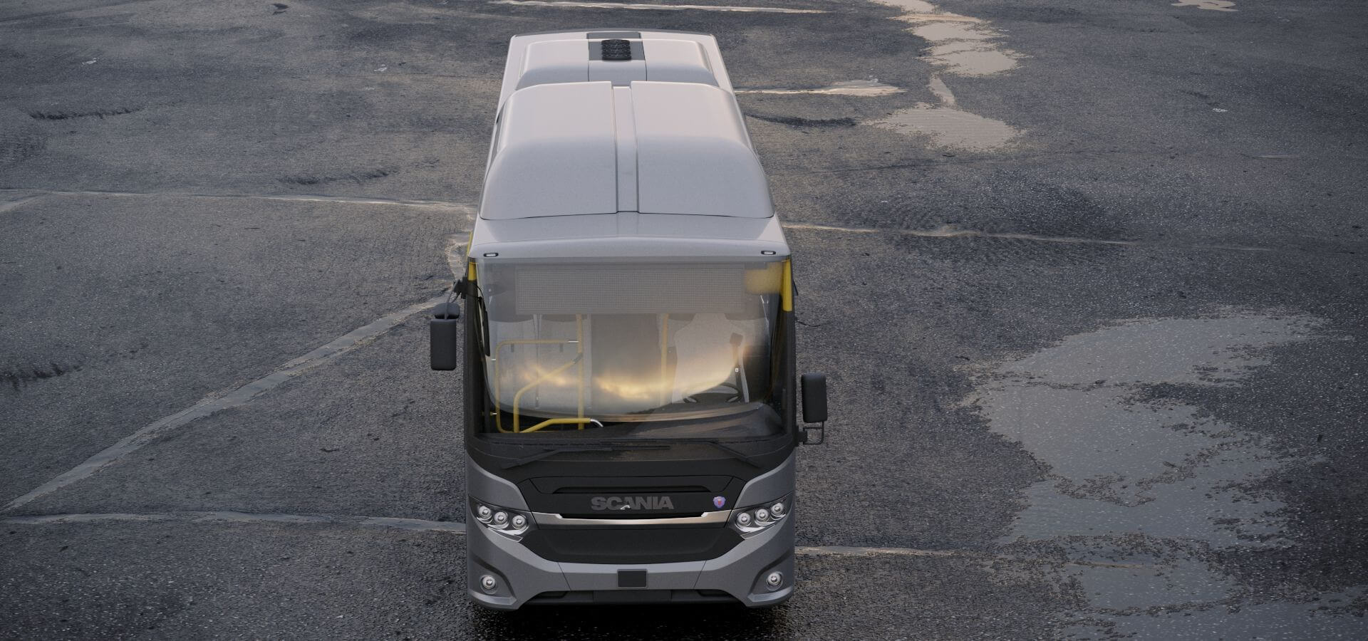 Scania Interlink Bus with HQ Interior 2015 - 3D Model by BUG-IRL