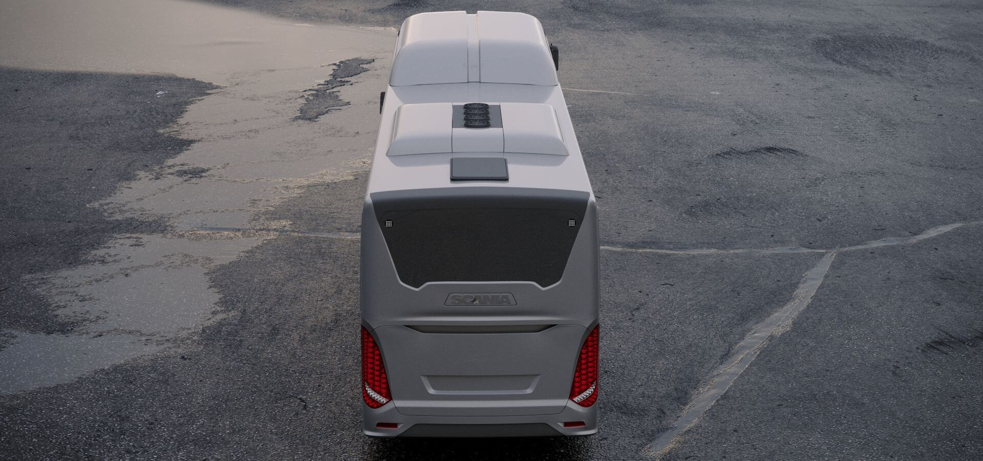 Scania Interlink Bus with HQ Interior 2015 - 3D Model by BUG-IRL