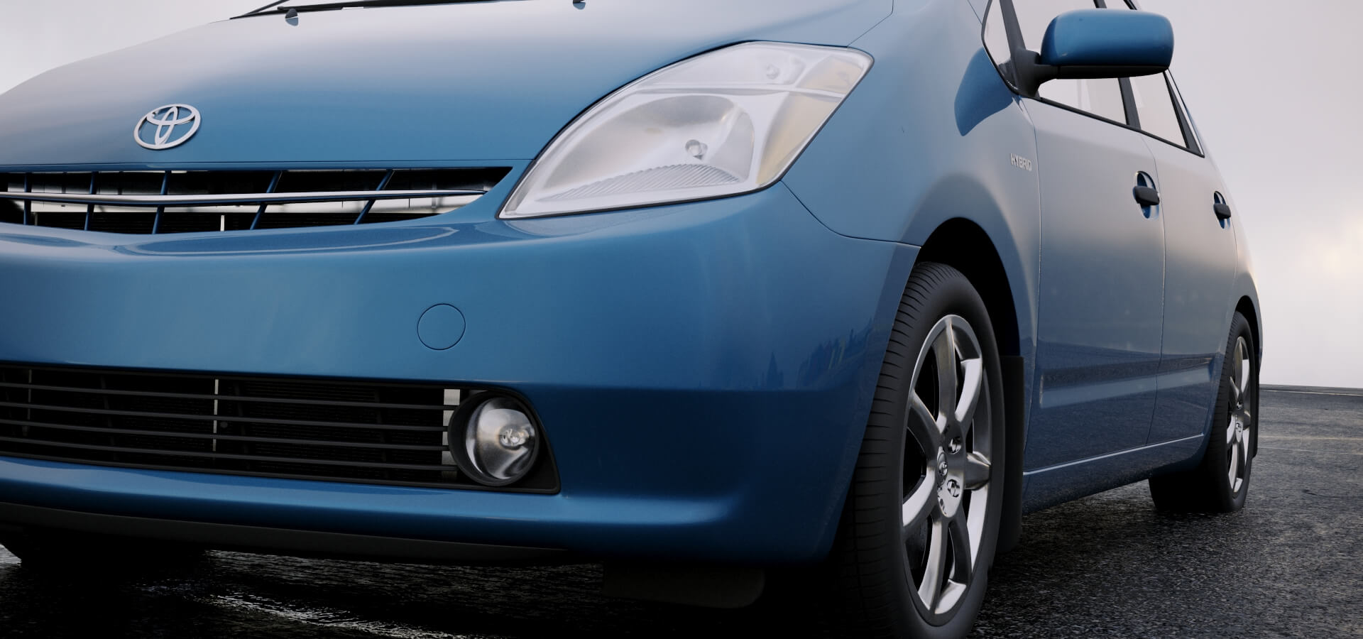 Toyota Prius Detailed Interior and Engine 2003 - 3D Model by BUG-IRL