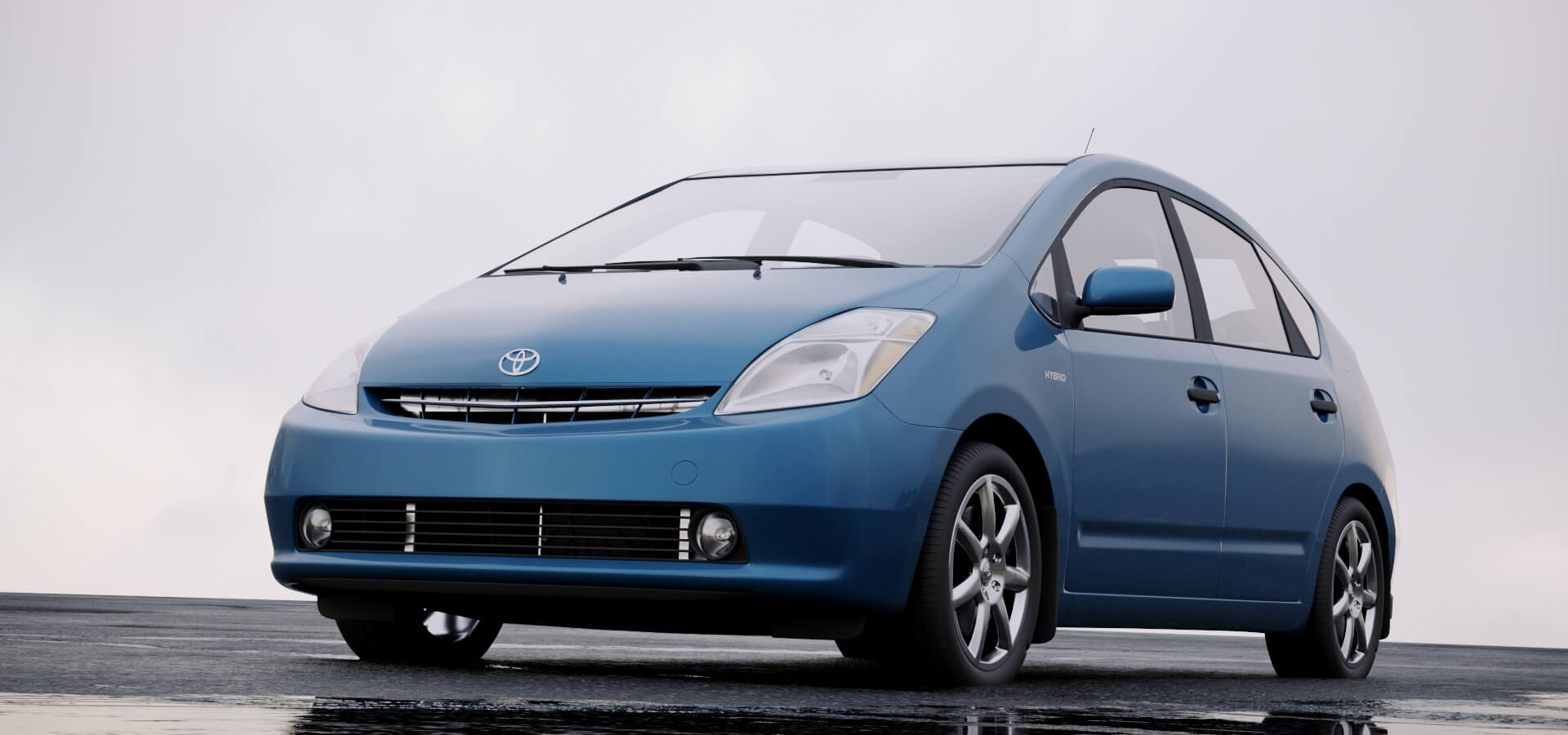 Toyota Prius Detailed Interior and Engine 2003 - 3D Model by BUG-IRL