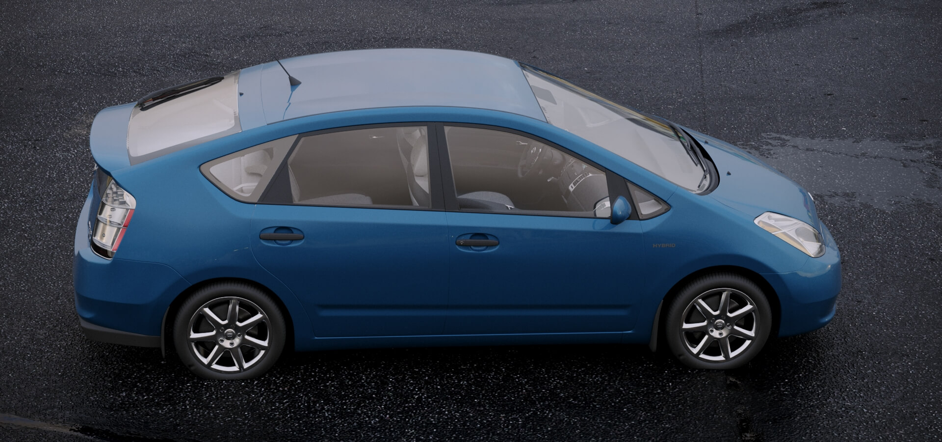 Toyota Prius Detailed Interior and Engine 2003 - 3D Model by BUG-IRL