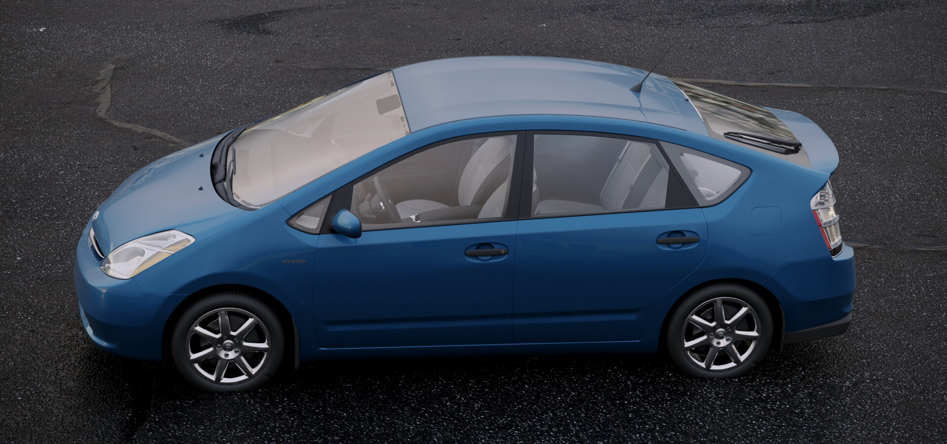 Toyota Prius Detailed Interior and Engine 2003 - 3D Model by BUG-IRL