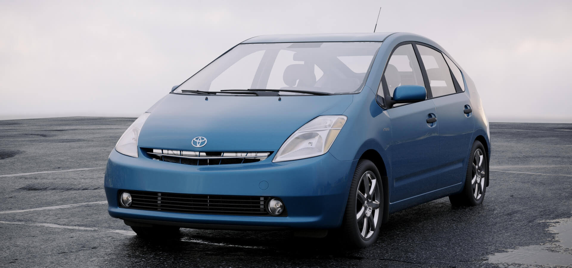 Toyota Prius Detailed Interior and Engine 2003 - 3D Model by BUG-IRL