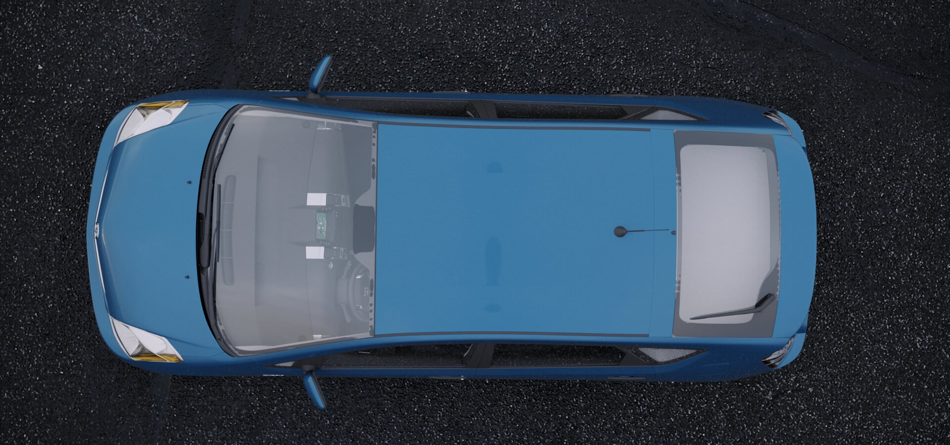 Toyota Prius Detailed Interior and Engine 2003 - 3D Model by BUG-IRL