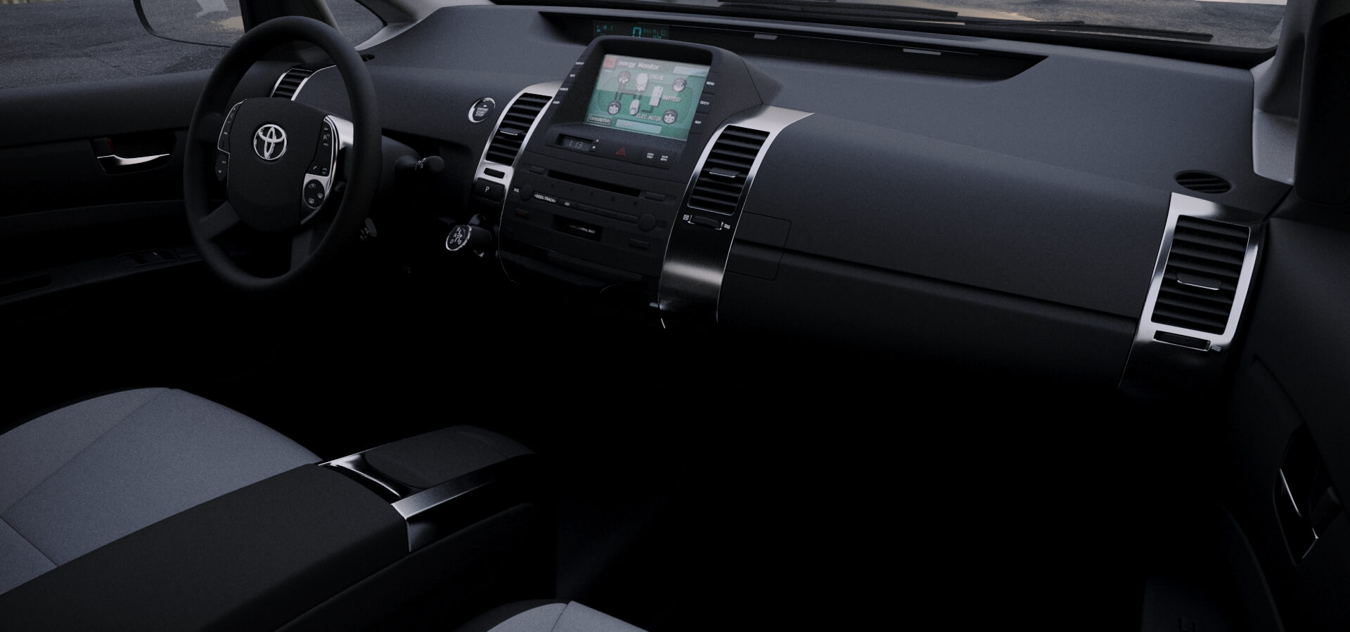 Toyota Prius Detailed Interior and Engine 2003 - 3D Model by BUG-IRL