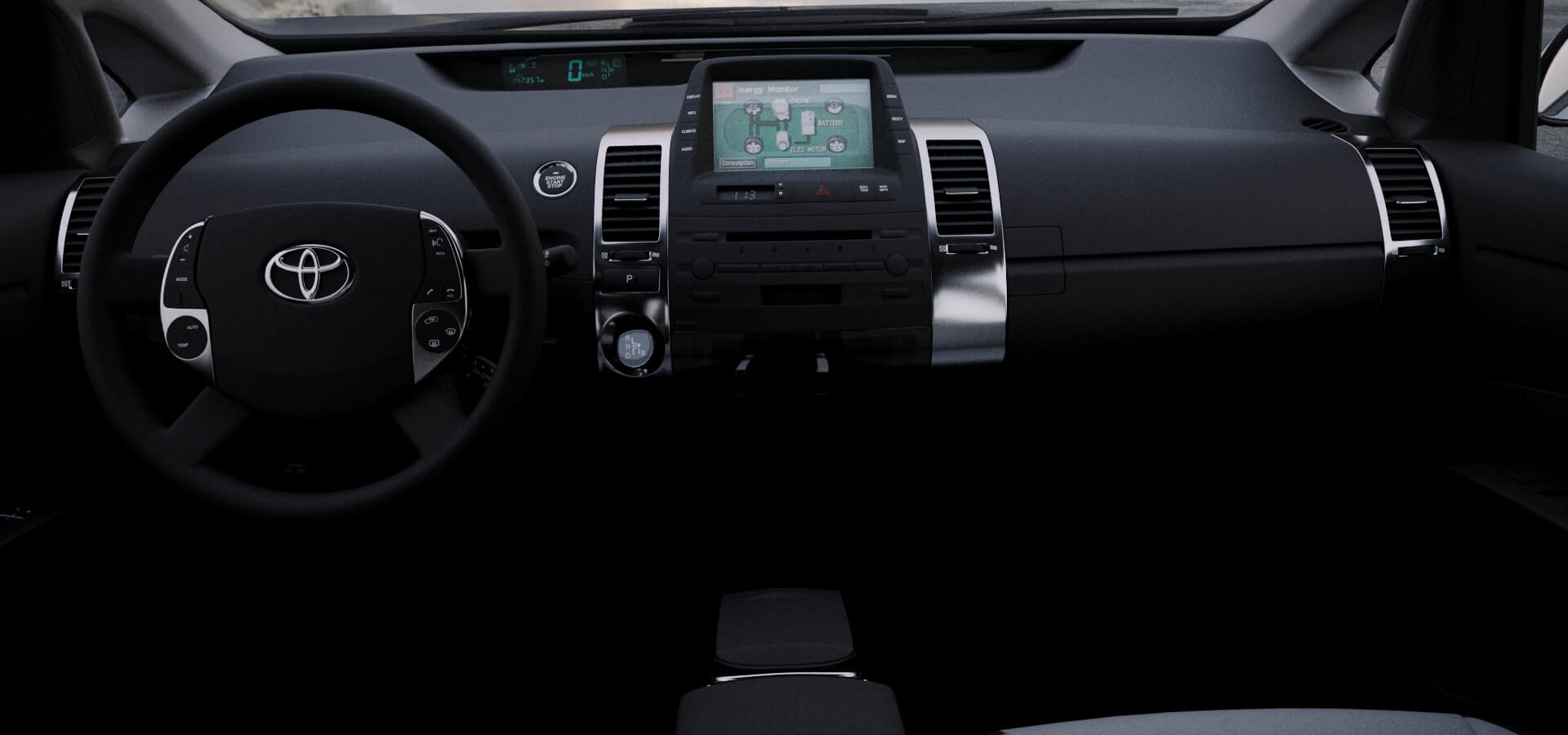 Toyota Prius Detailed Interior and Engine 2003 - 3D Model by BUG-IRL