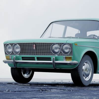 VAZ Lada 2103 1972 - 3D Model by BUG-IRL