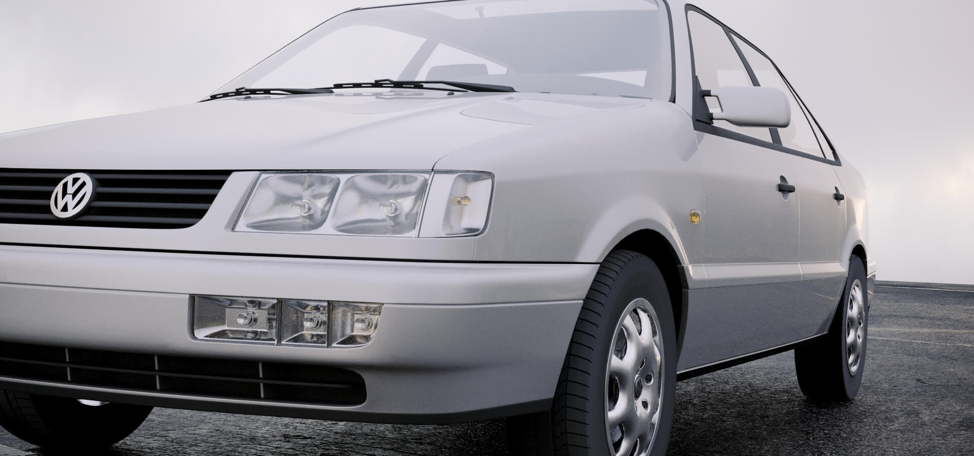 Volkswagen Passat (B4) Sedan 1993 - 3D Model by BUG-IRL