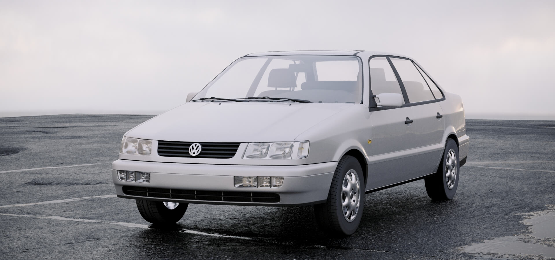 Volkswagen Passat (B4) Sedan 1993 - 3D Model by BUG-IRL