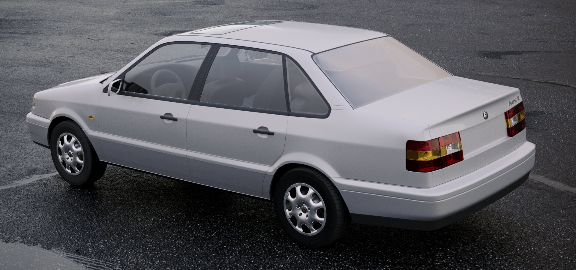 Volkswagen Passat (B4) Sedan 1993 - 3D Model by BUG-IRL