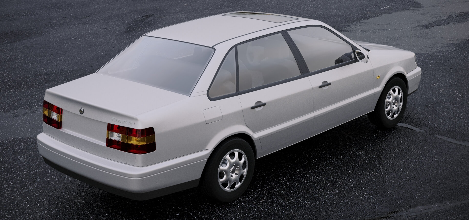 Volkswagen Passat (B4) Sedan 1993 - 3D Model by BUG-IRL