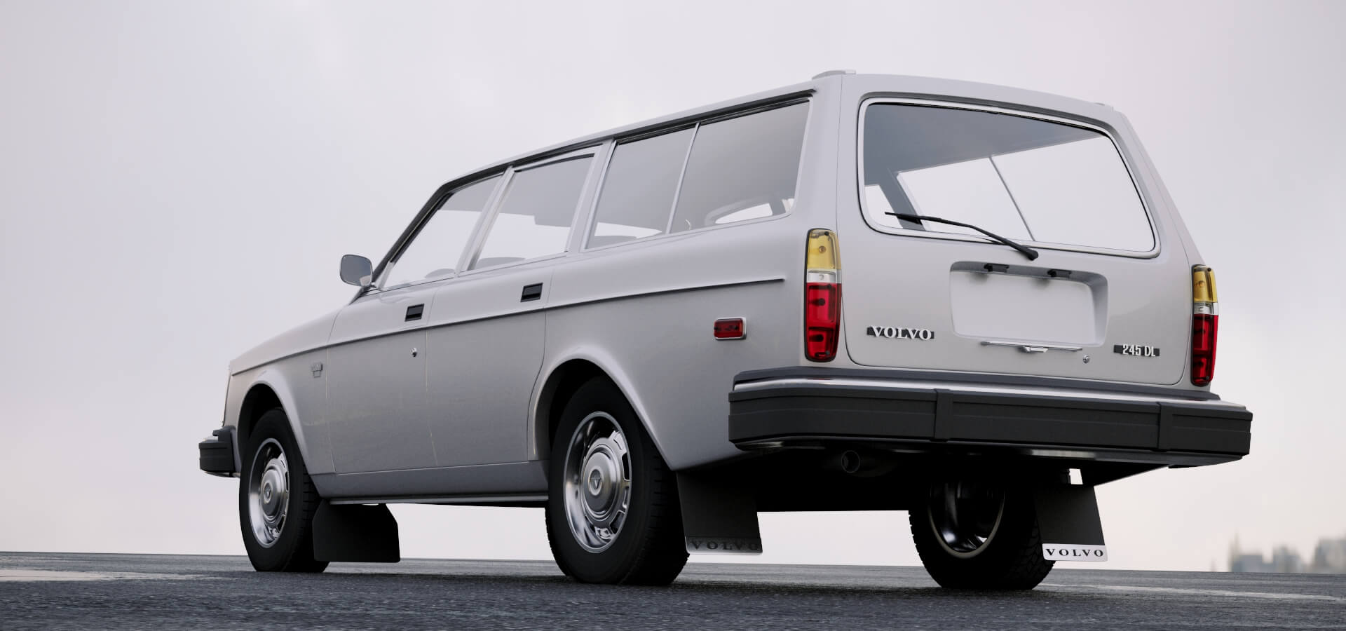 Volvo 245 Wagon 1975 - 3D Model by BUG-IRL