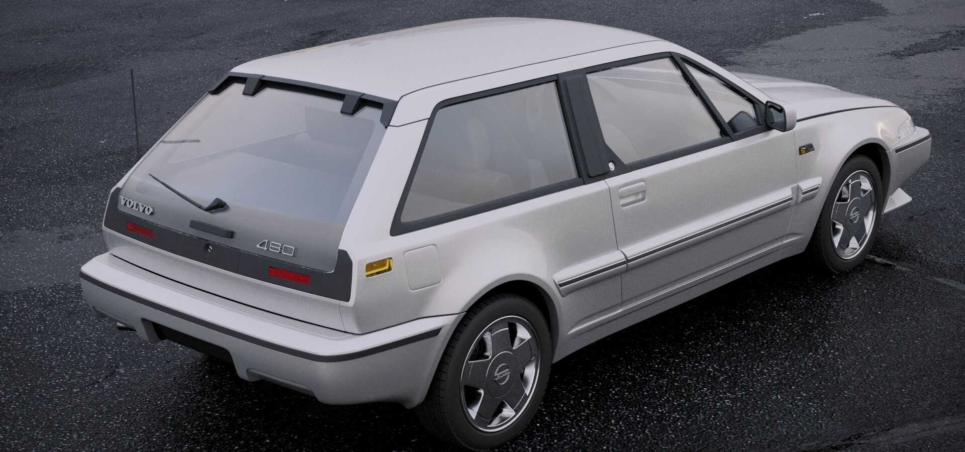 Volvo 480 1986 - 3D Model by BUG-IRL