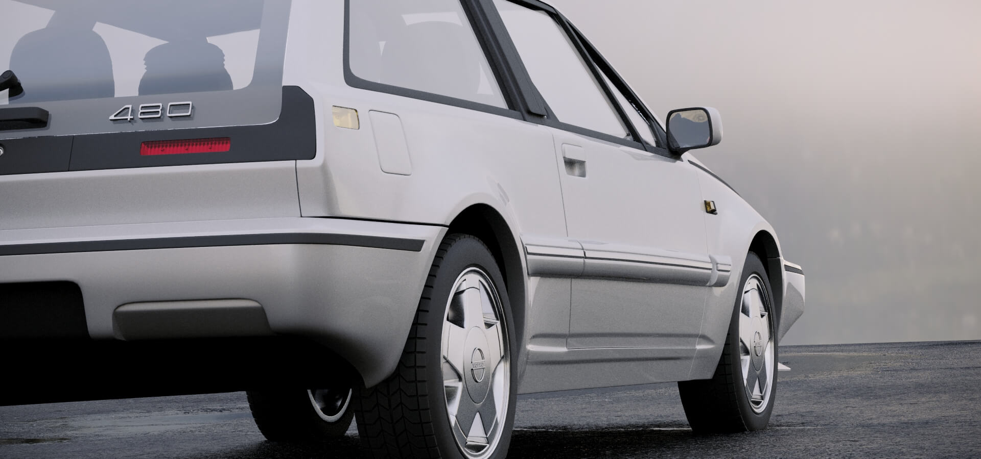 Volvo 480 1986 - 3D Model by BUG-IRL