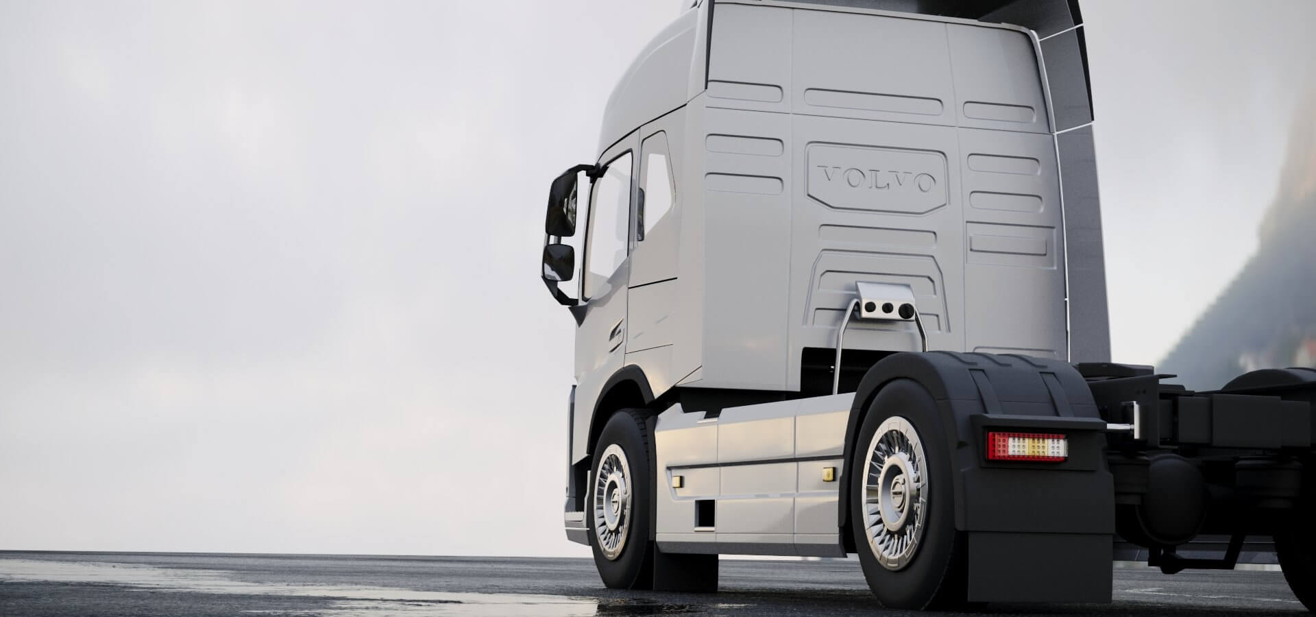 Volvo Electric Tractor Truck 2019 - 3D Model by BUG-IRL