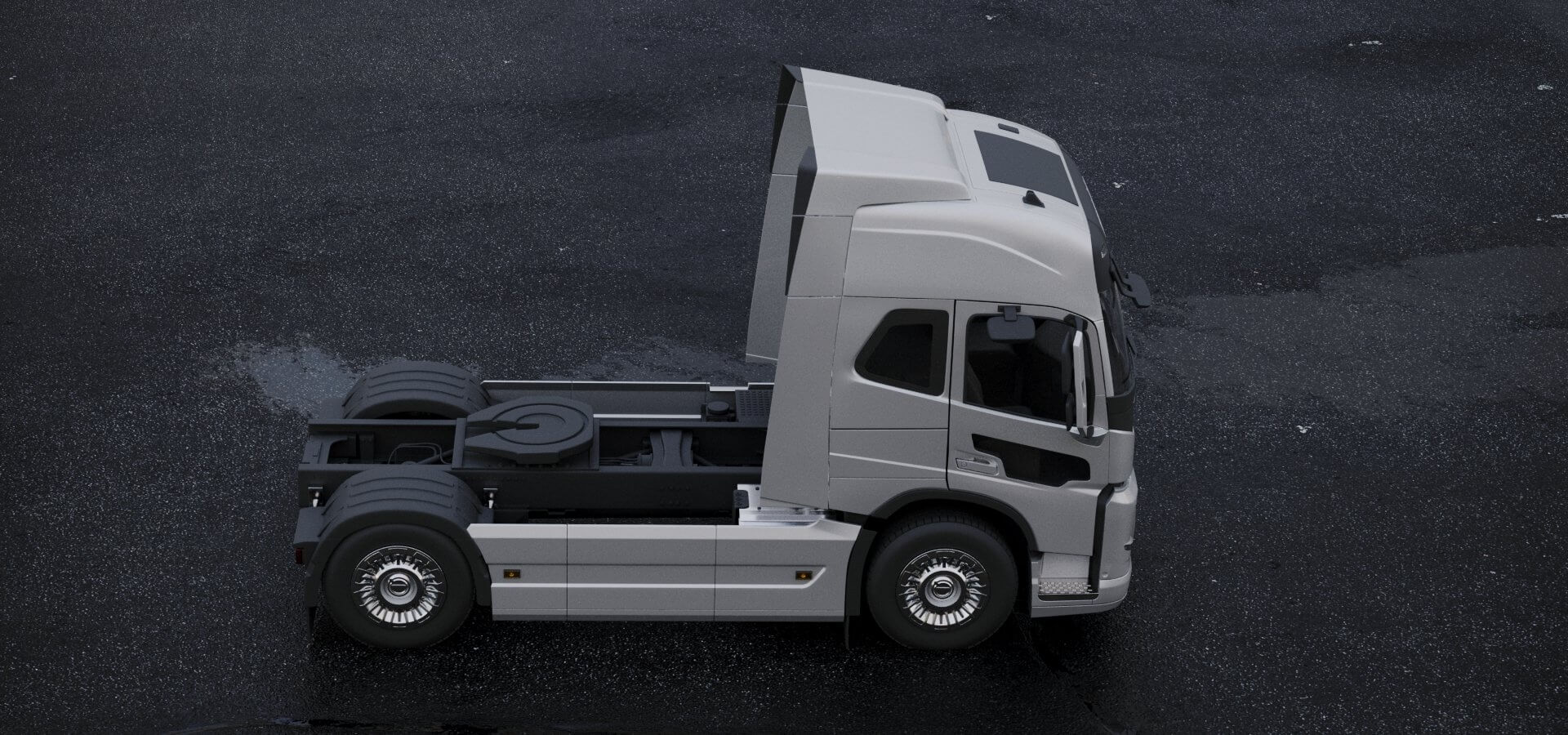 Volvo Electric Tractor Truck 2019 - 3D Model by BUG-IRL