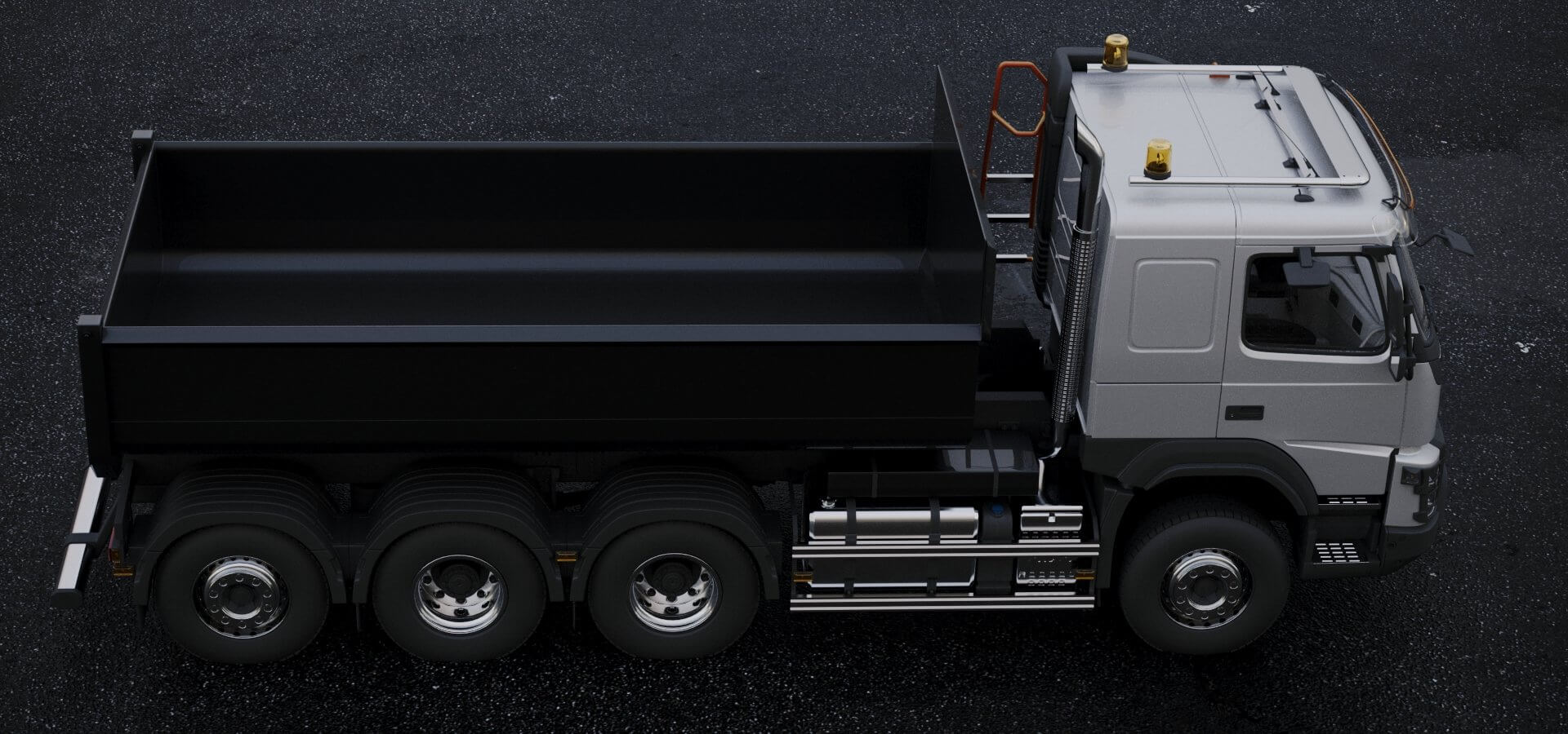 Volvo FMX Tridem Tipper Truck 2013 - 3D Model by BUG-IRL