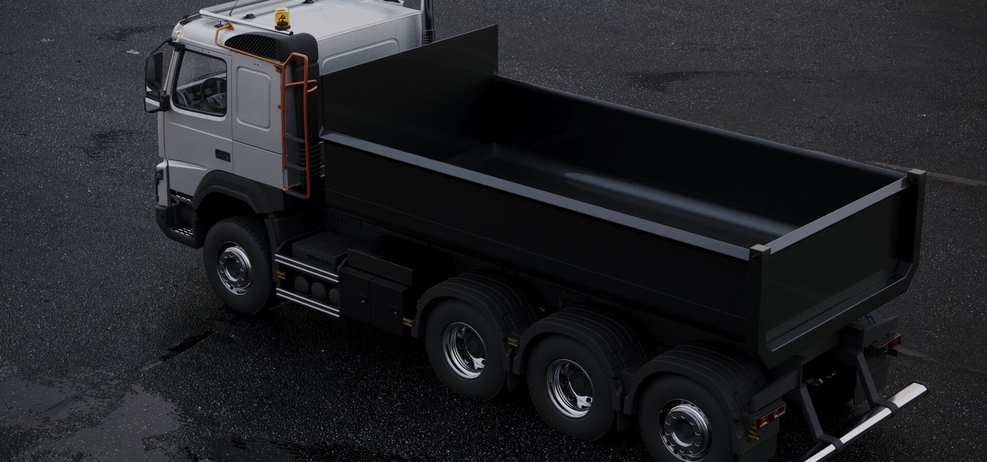 Volvo FMX Tridem Tipper Truck 2013 - 3D Model by BUG-IRL