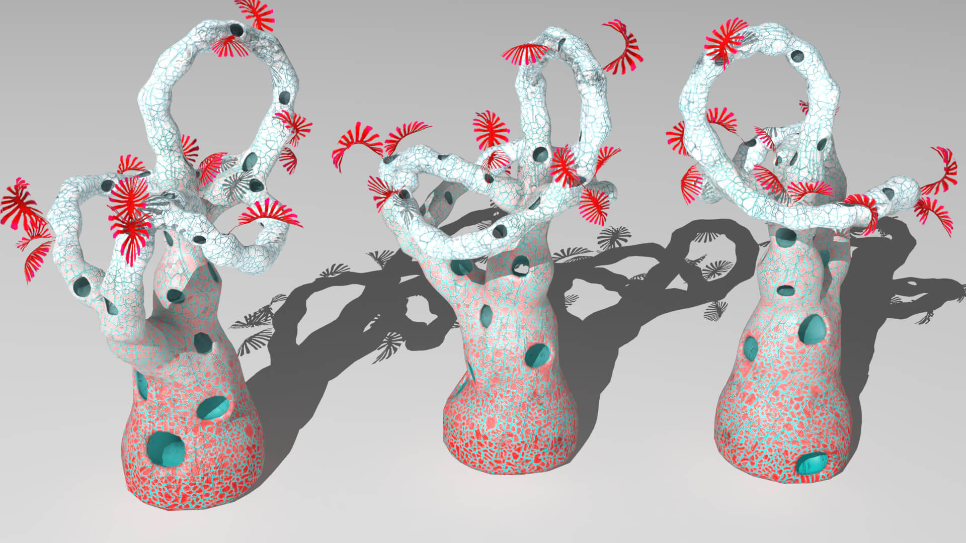 Alien Plants - 3D Model by Buncic