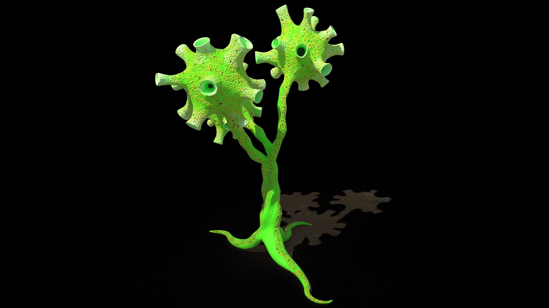 Alien Plants - 3D Model by Buncic