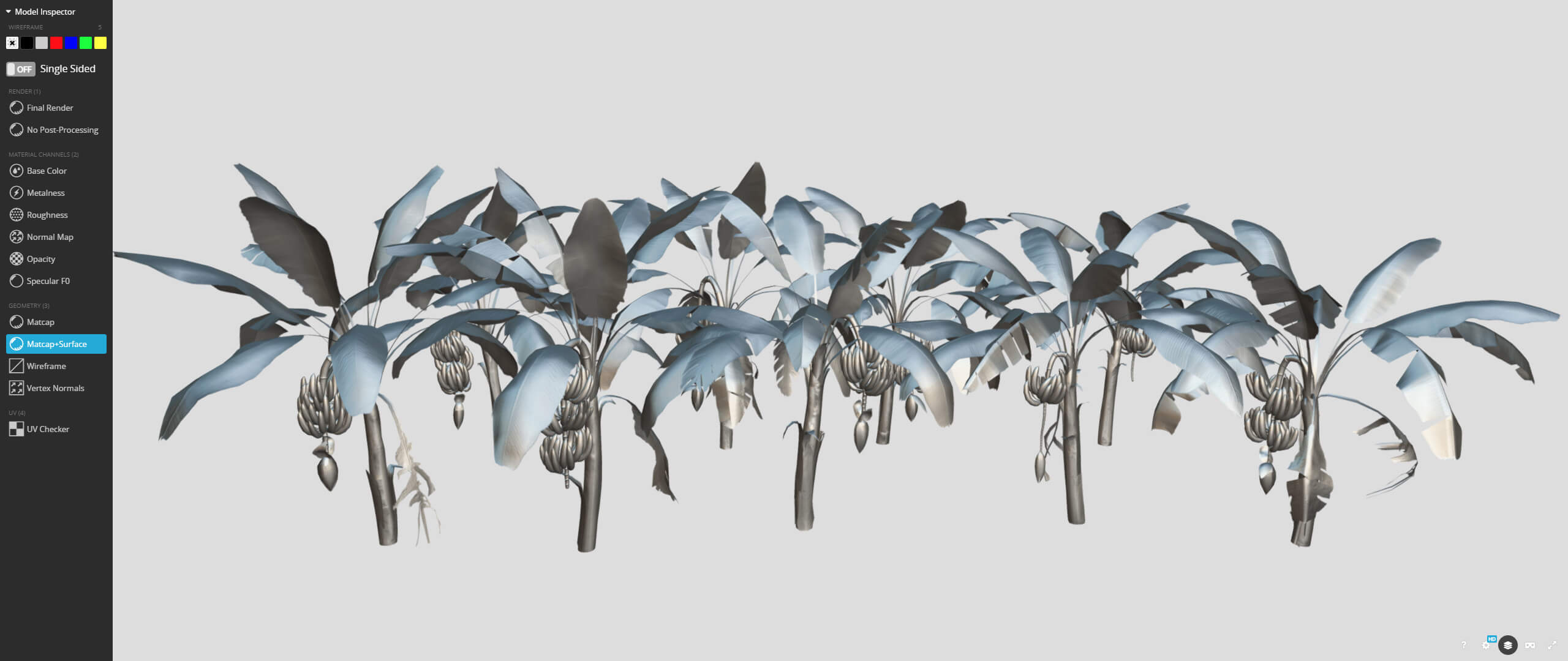 Banana Plantation - 3D Model by Buncic