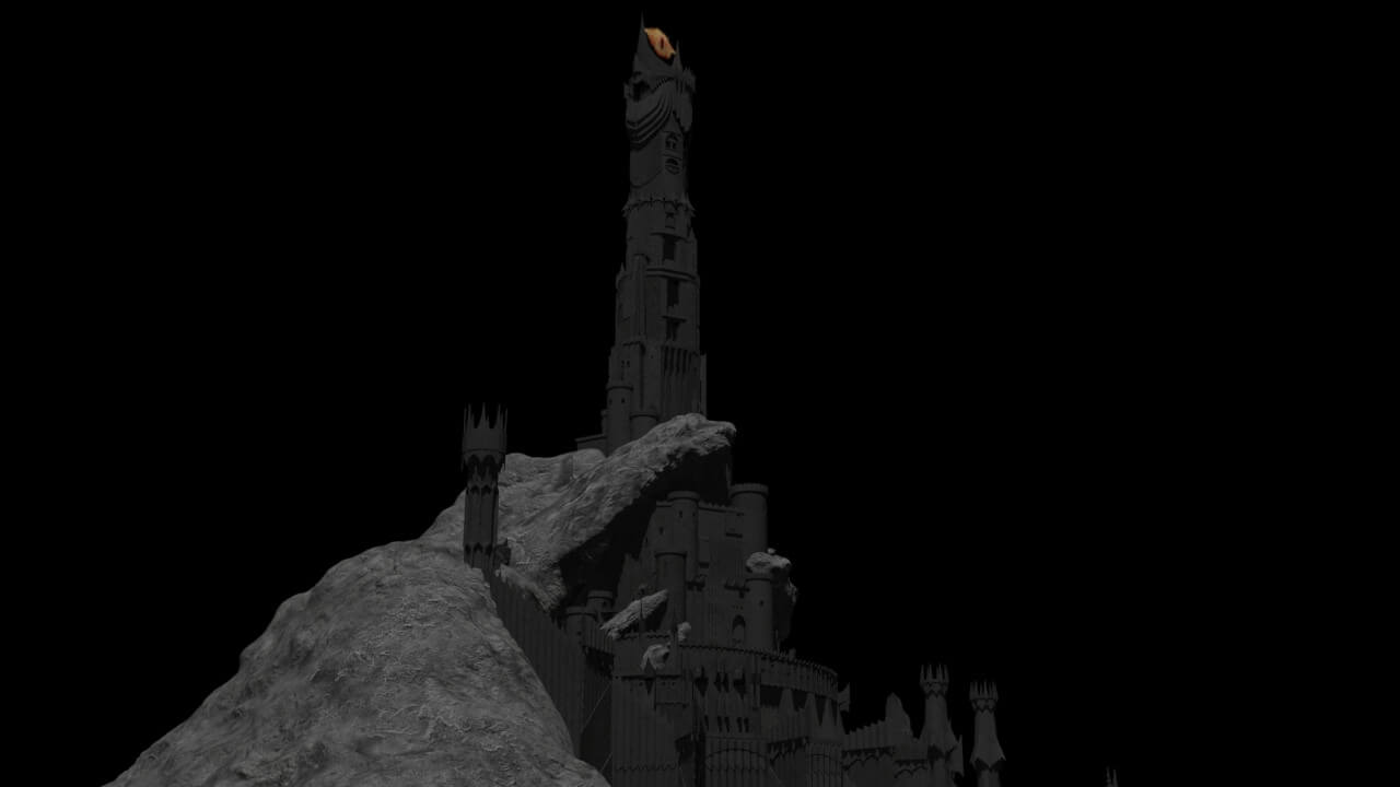 Barad Dur - 3D Model by Buncic