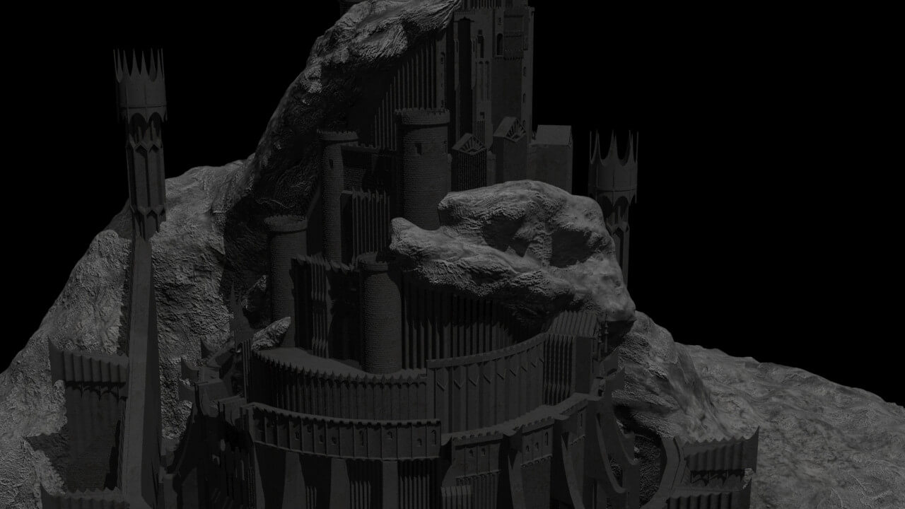 Barad Dur - 3D Model by Buncic