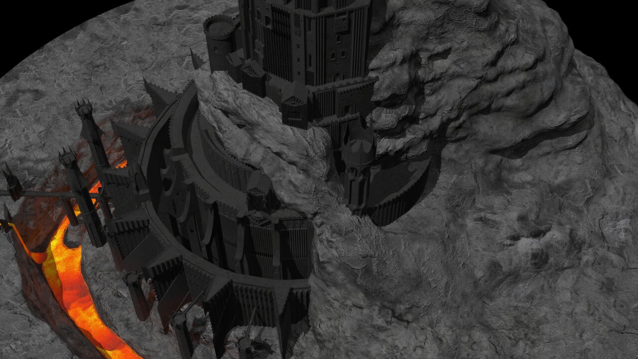 Barad Dur - 3D Model by Buncic