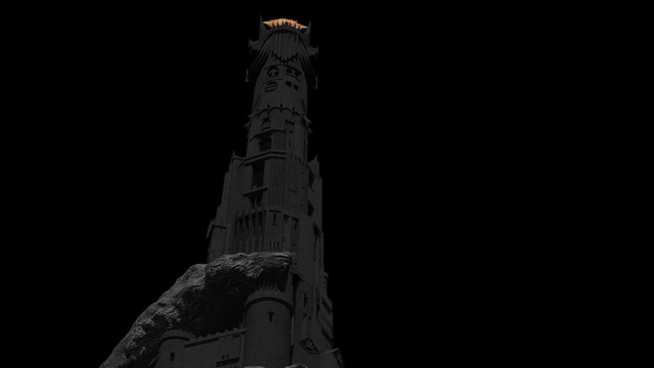 Barad Dur - 3D Model by Buncic