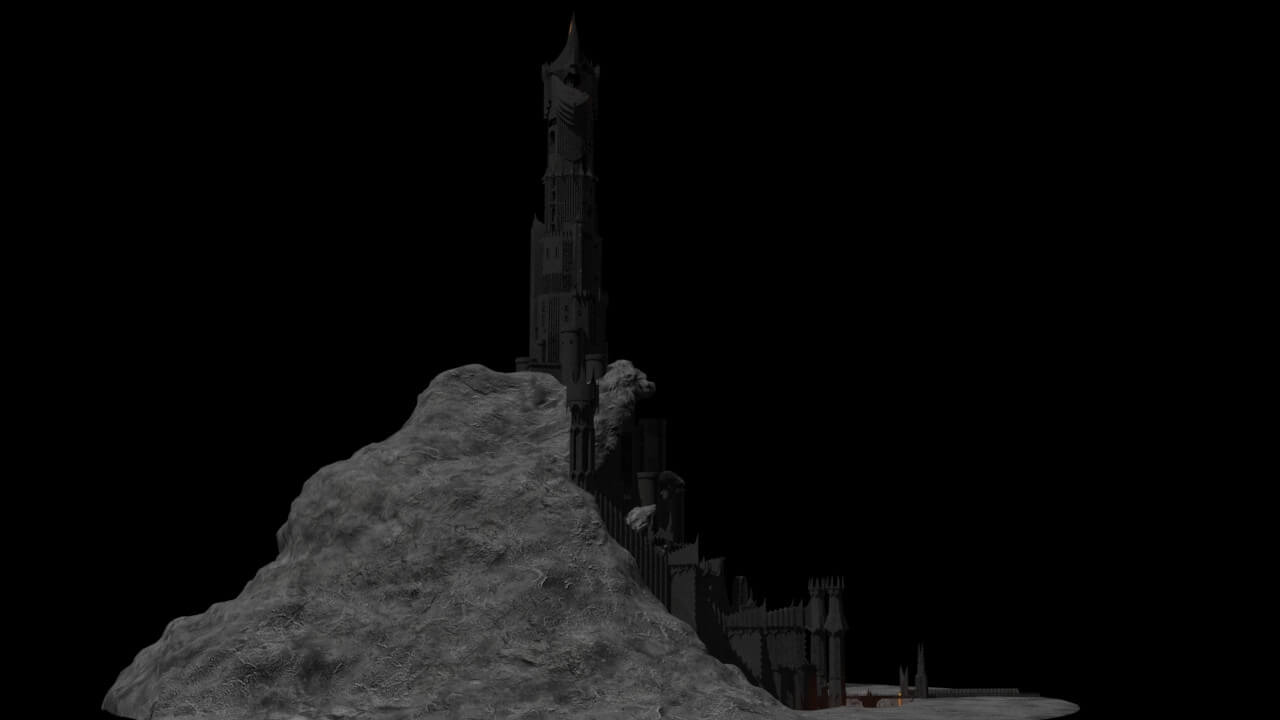 Barad Dur - 3D Model by Buncic