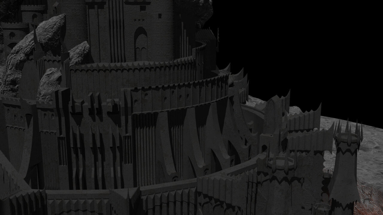Barad Dur - 3D Model by Buncic